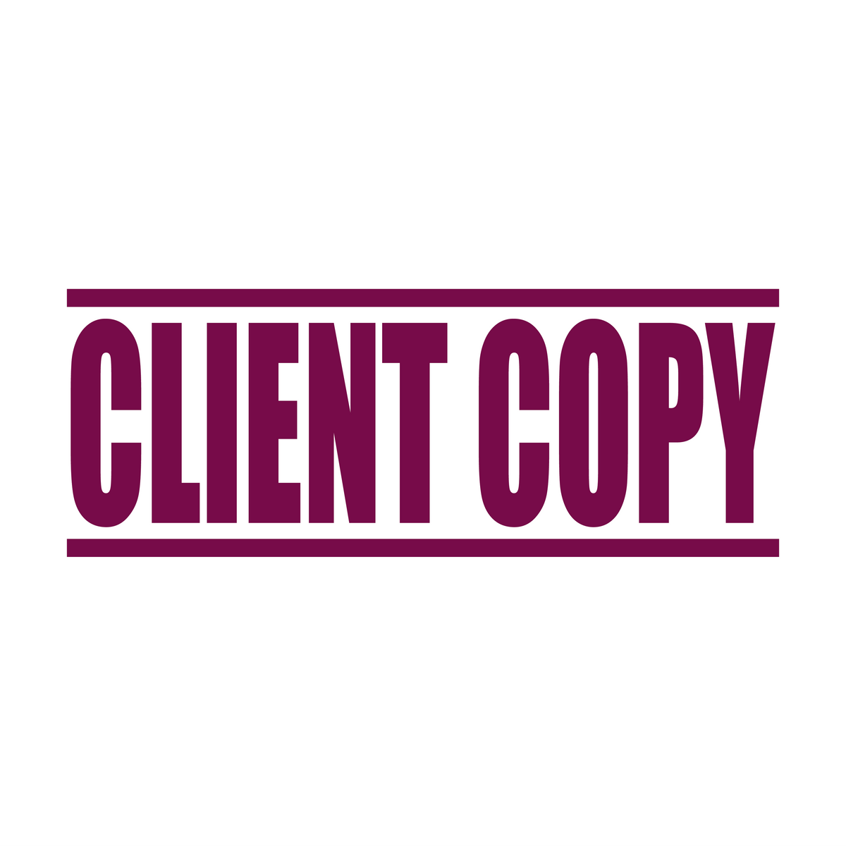 Client Copy Stamp – Stamp Lab