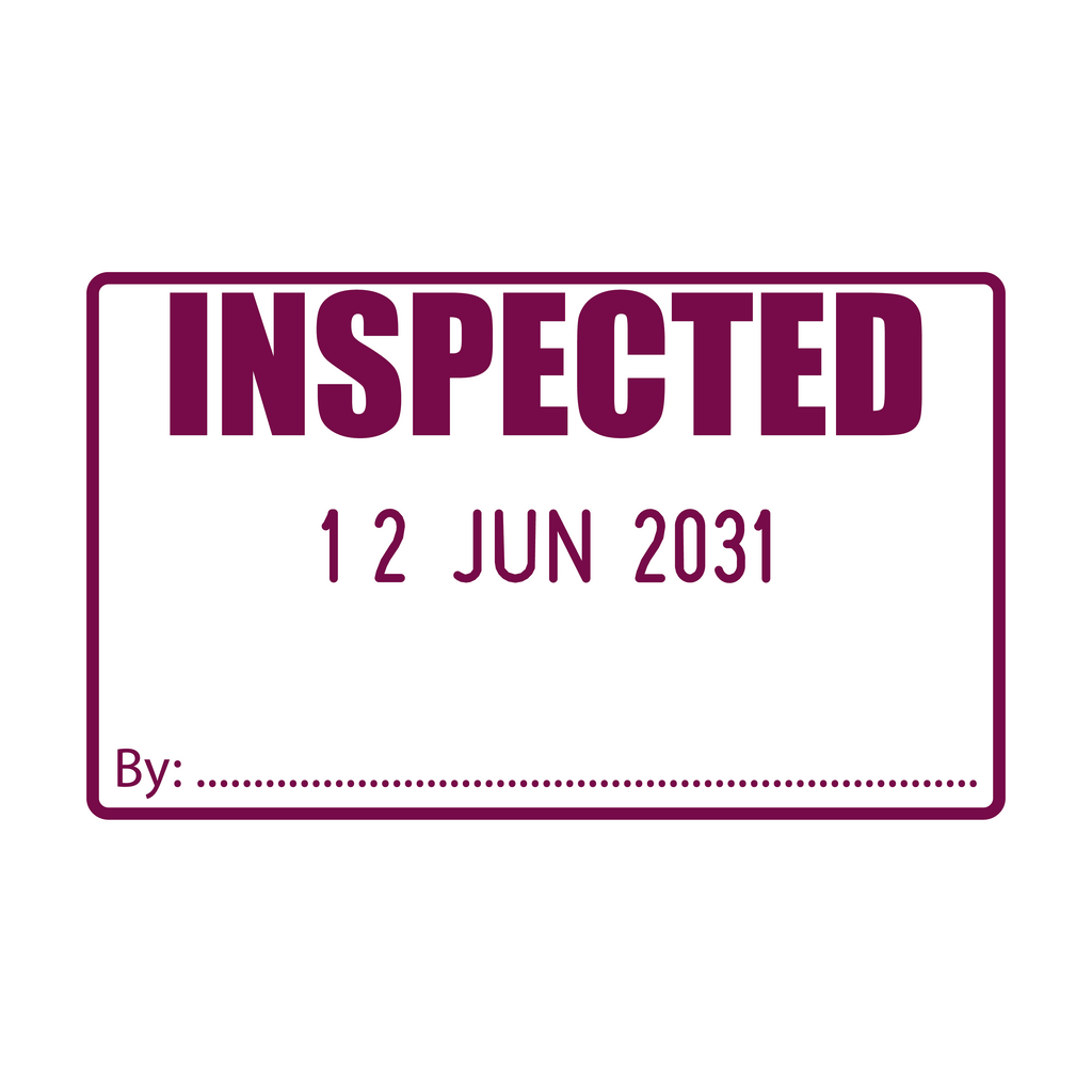 Inspected Date Stamp