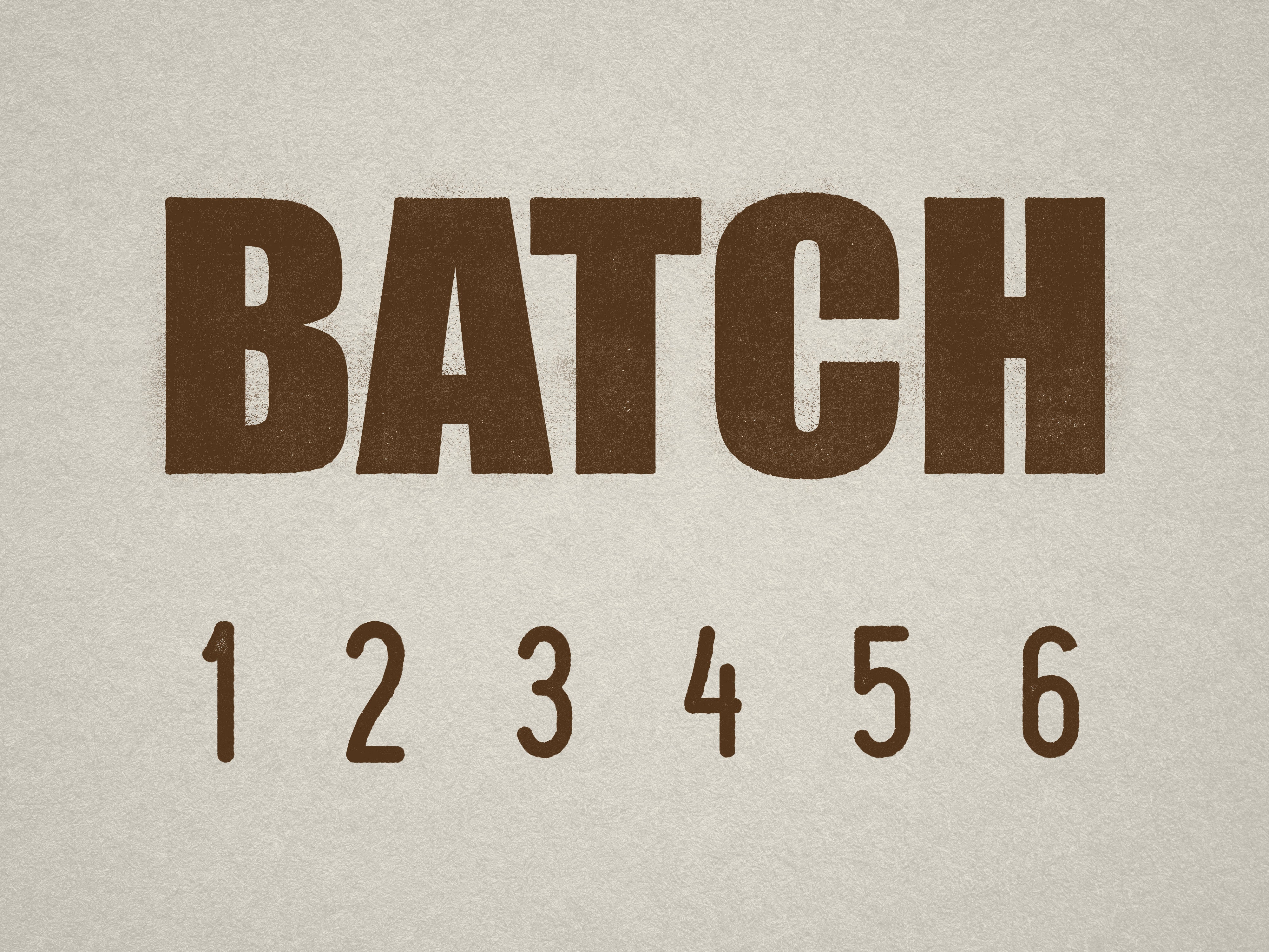 Batch Mini-Number Stamp – Stamp Lab