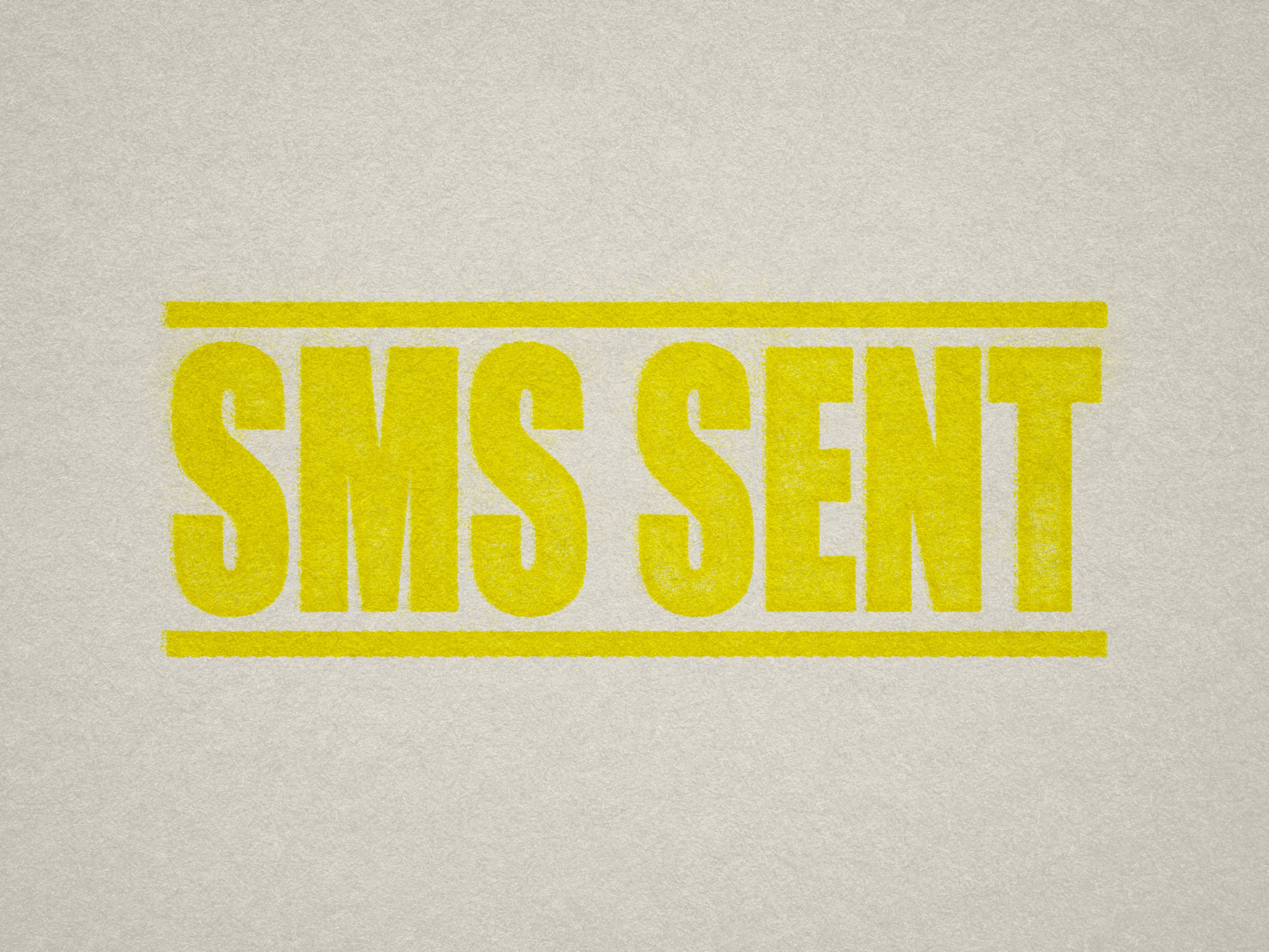 SMS Sent Stamp – Stamp Lab