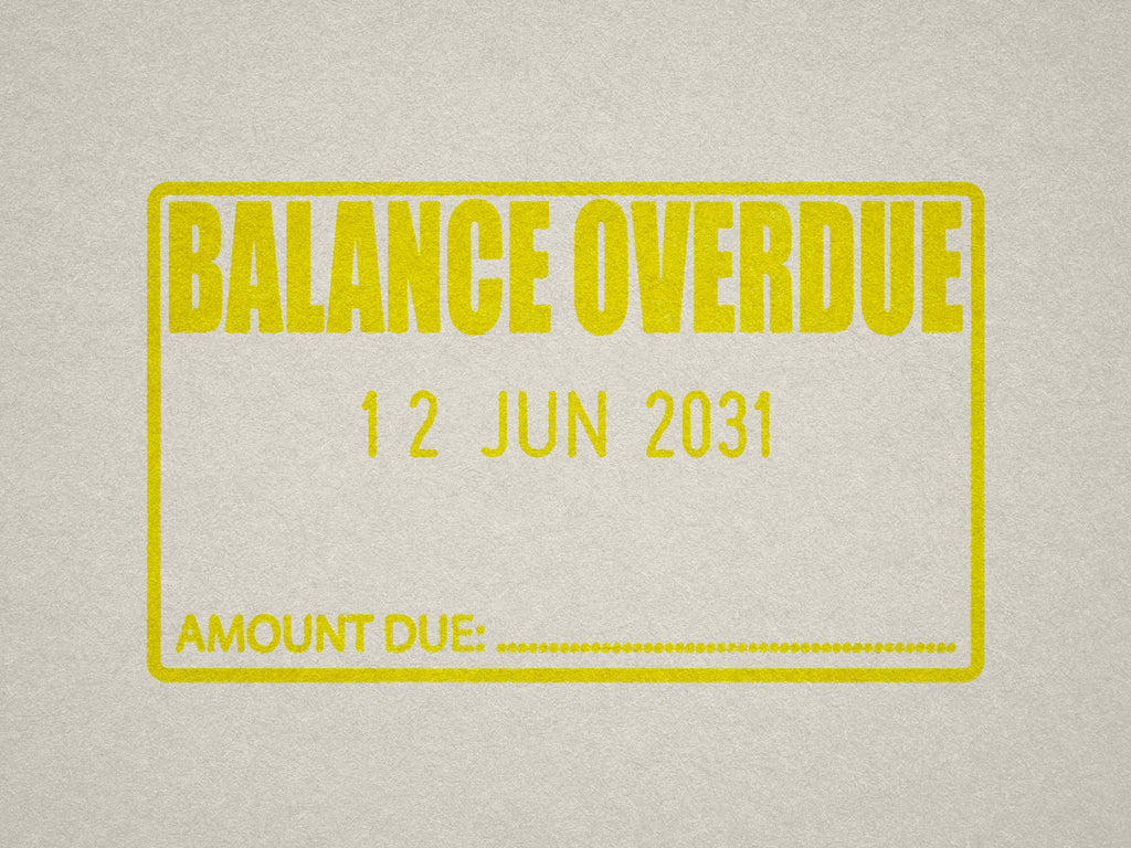 Balance Overdue Date Stamp – Stamp Lab