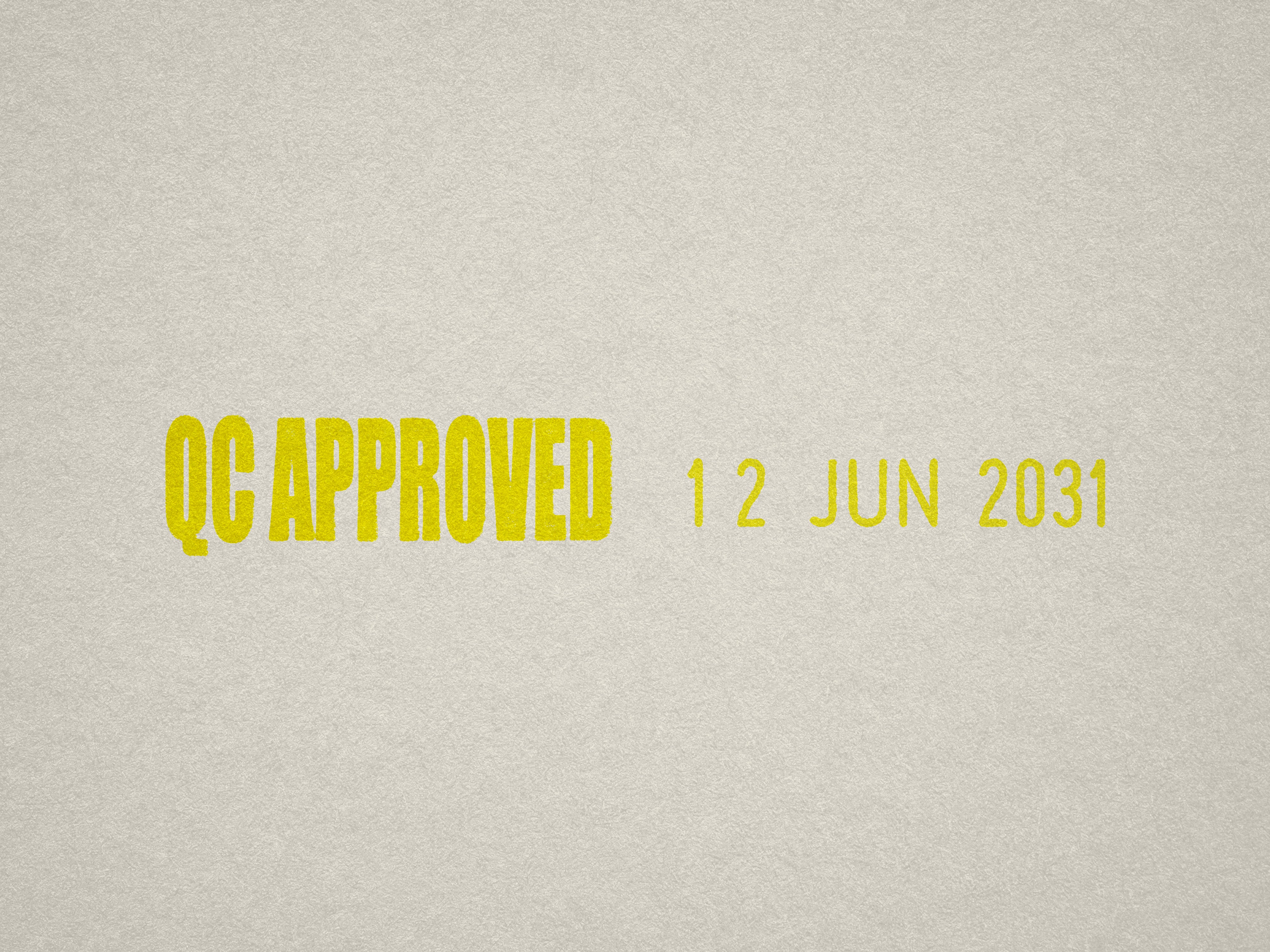 QC Approved Side-by-Side Date Stamp – Stamp Lab