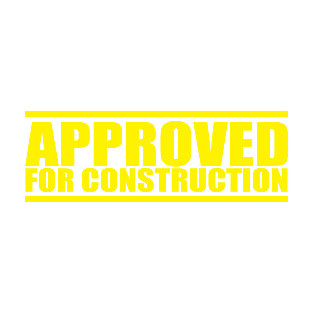 Approved for Construction Stamp
