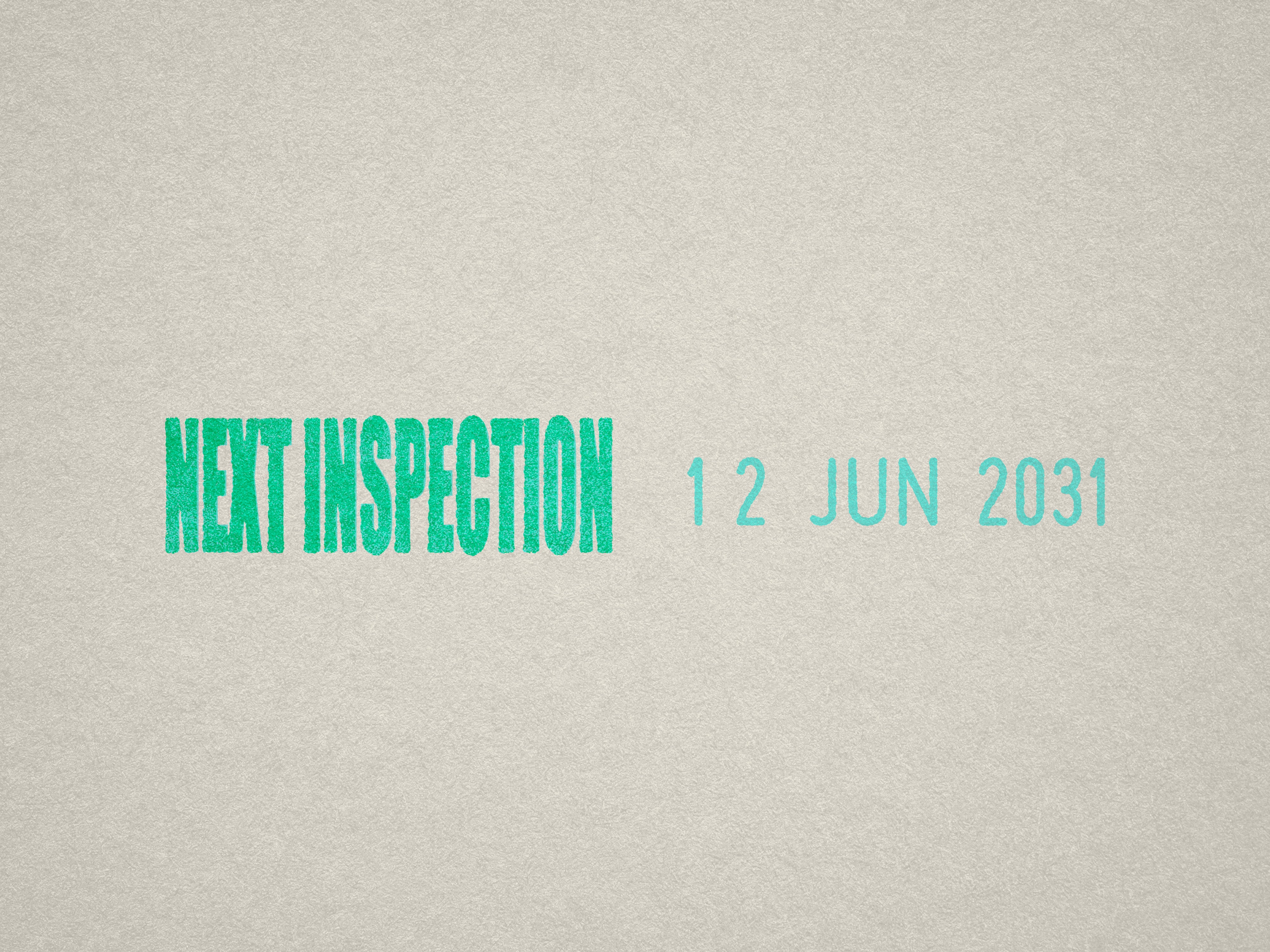 Next Inspection Side-by-Side Date Stamp – Stamp Lab