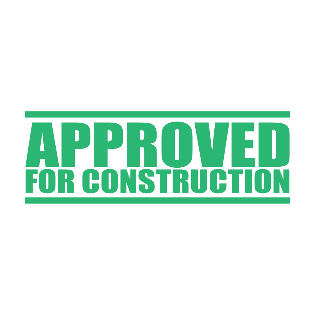 Approved for Construction Stamp