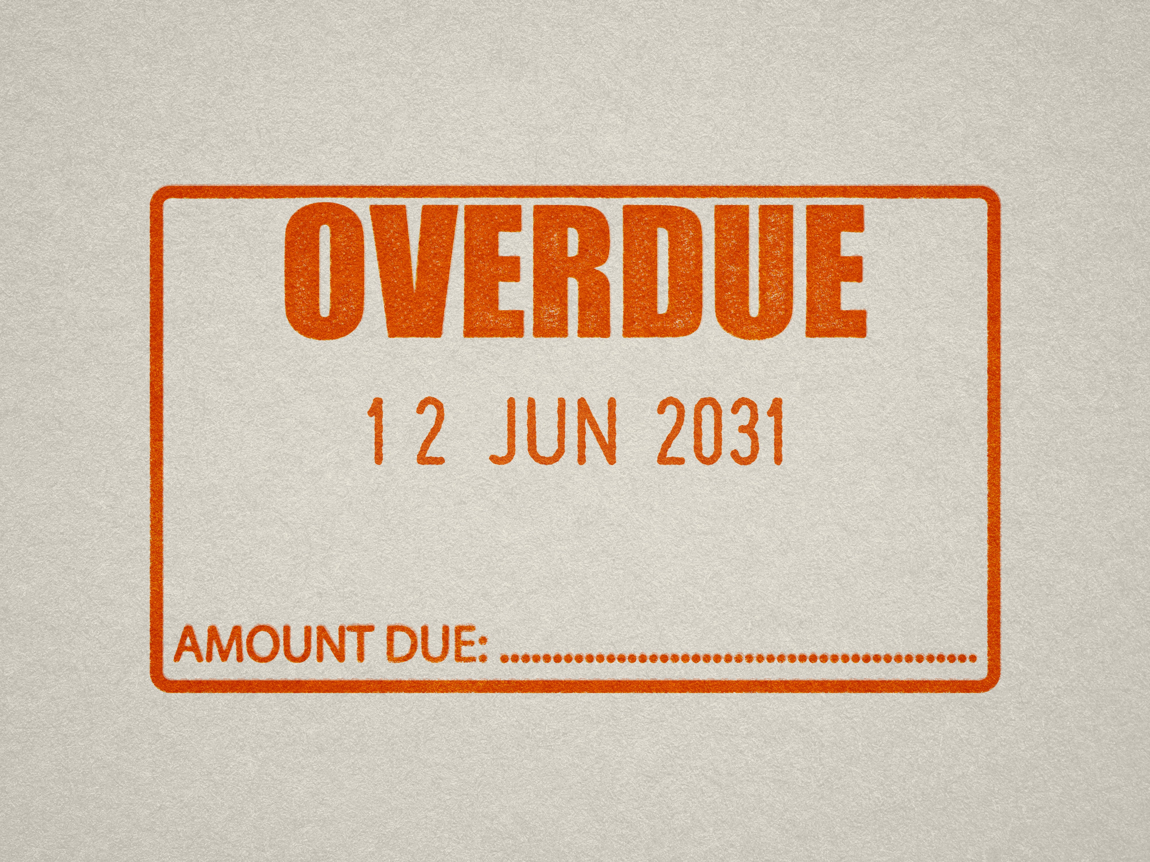 Overdue Date Stamp – Stamp Lab