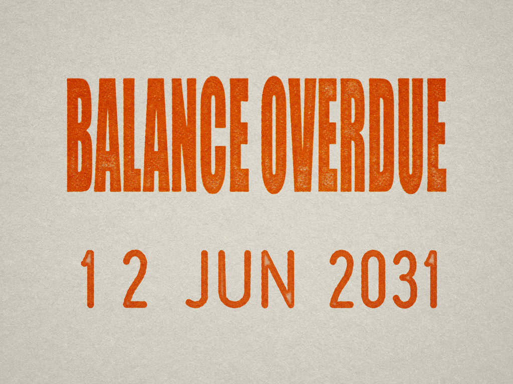 Balance Overdue Mini-Date Stamp – Stamp Lab