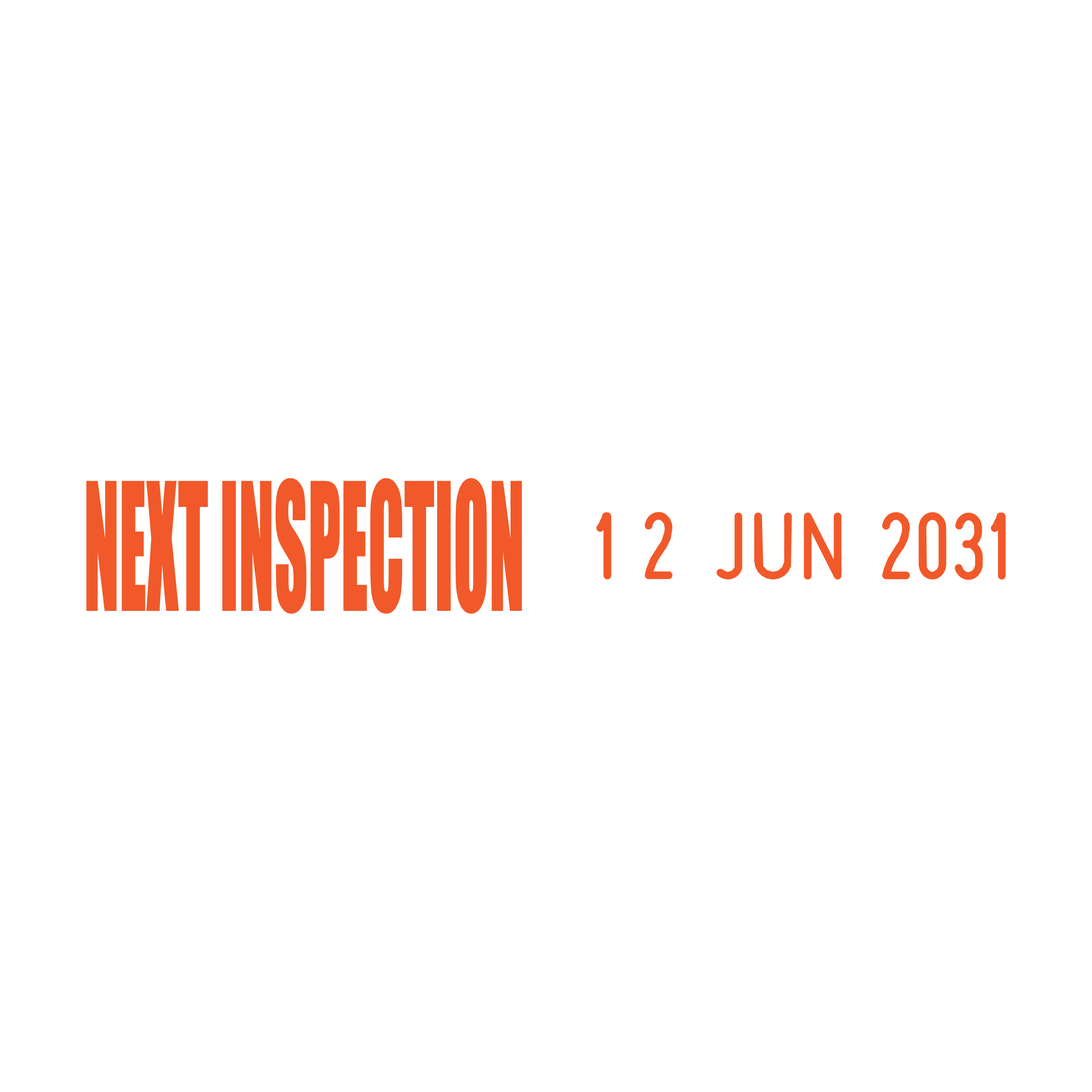 Next Inspection Side-by-Side Date Stamp – Stamp Lab
