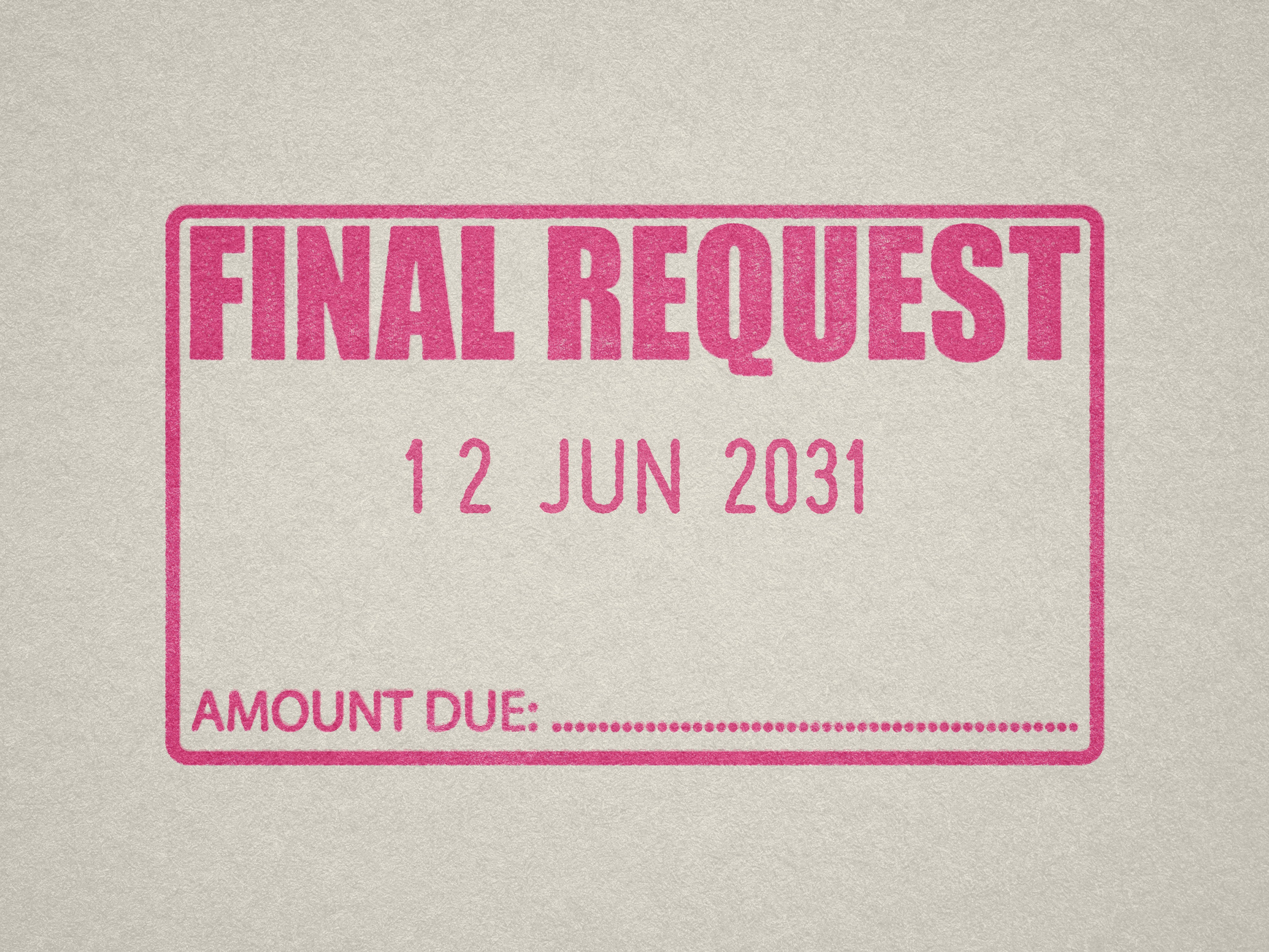 Final Request Date Stamp – Stamp Lab
