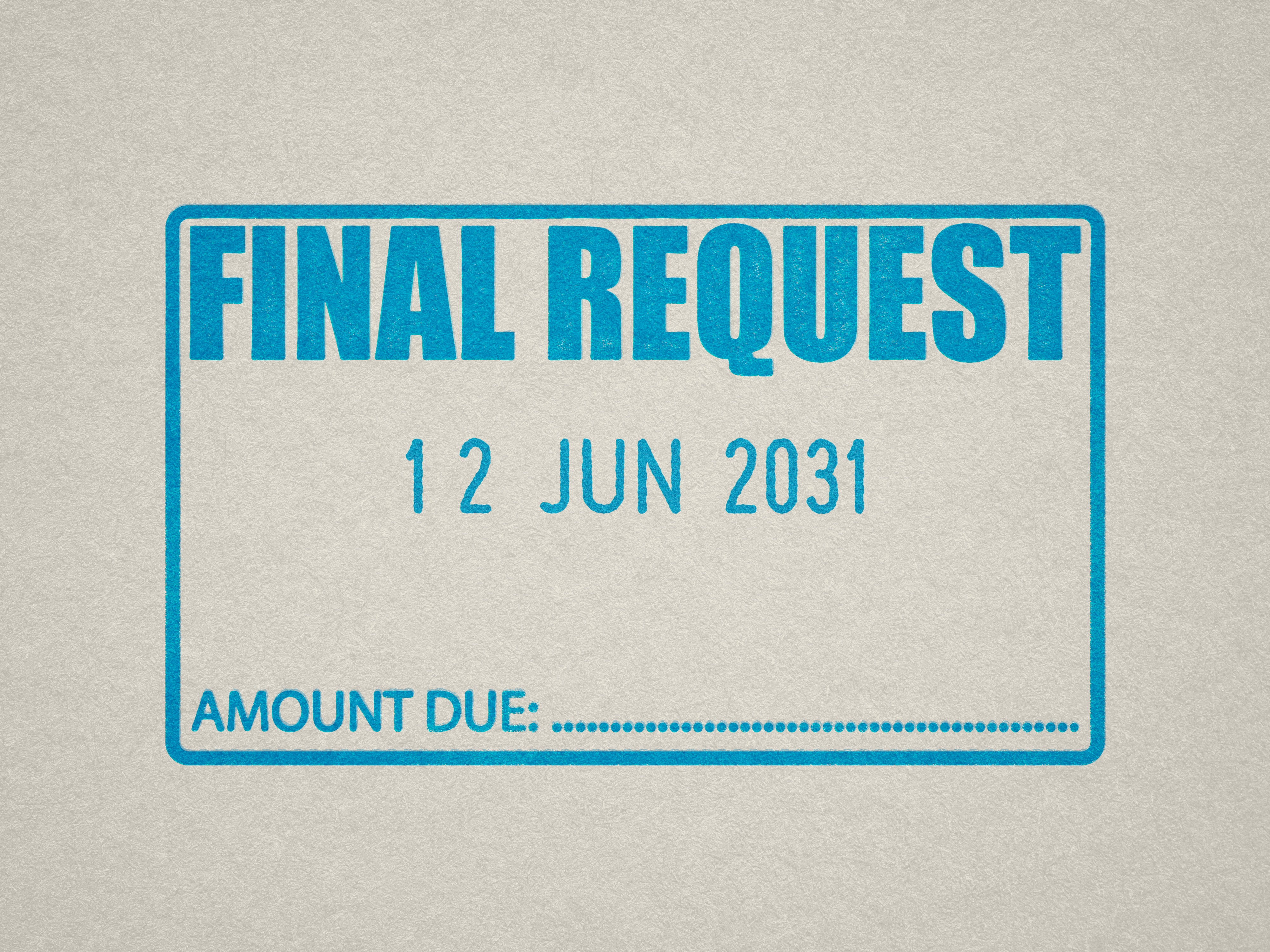 Final Request Date Stamp – Stamp Lab