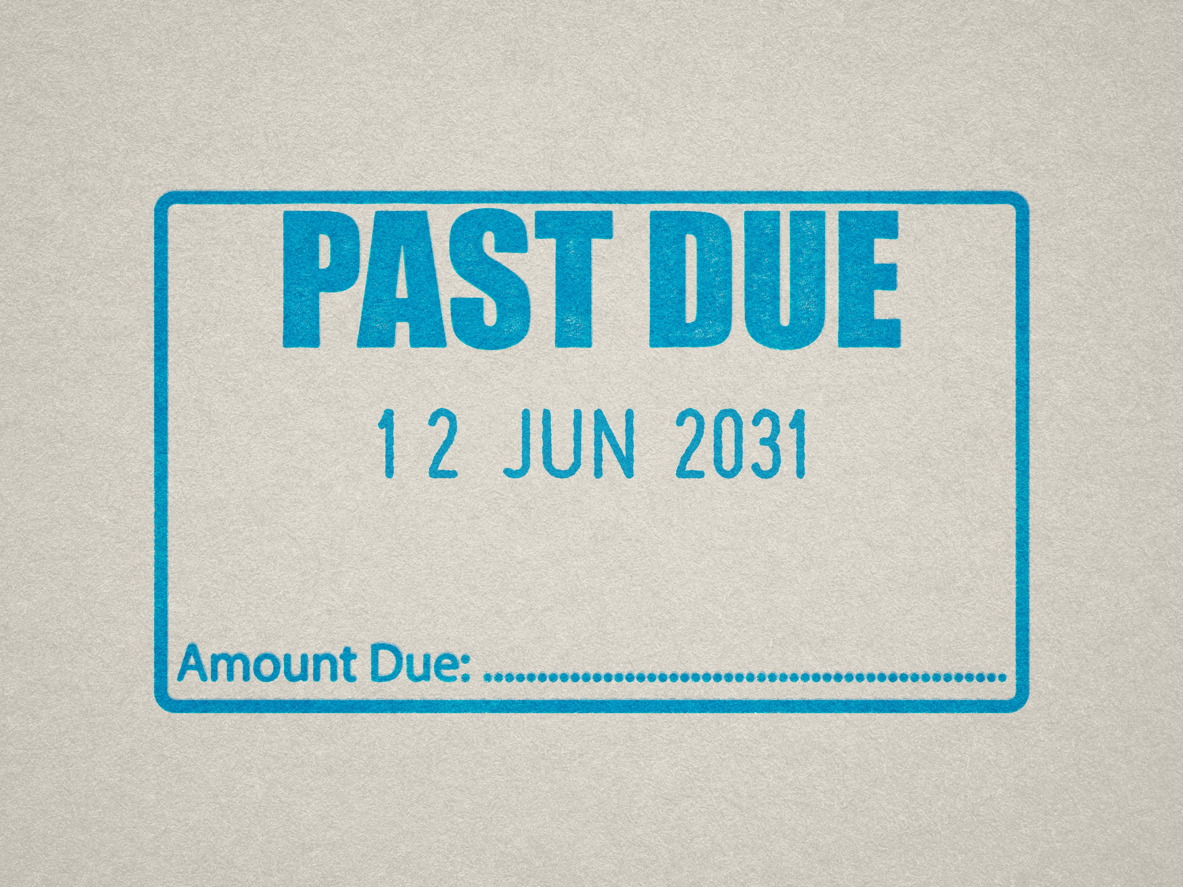 Past Due Date Stamp – Stamp Lab
