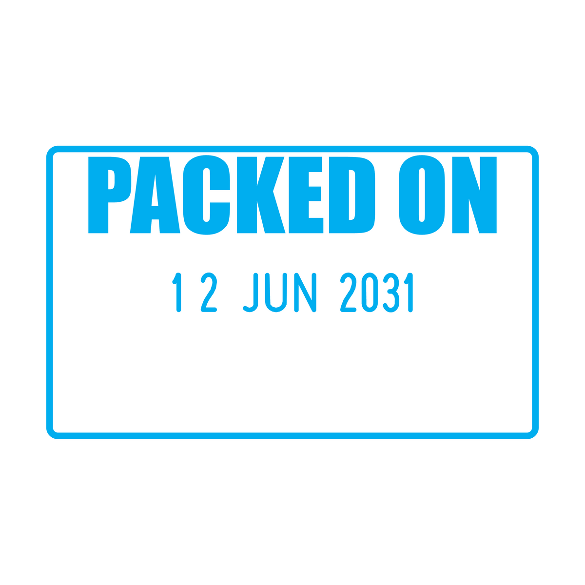 Packed On Date Stamp – Stamp Lab