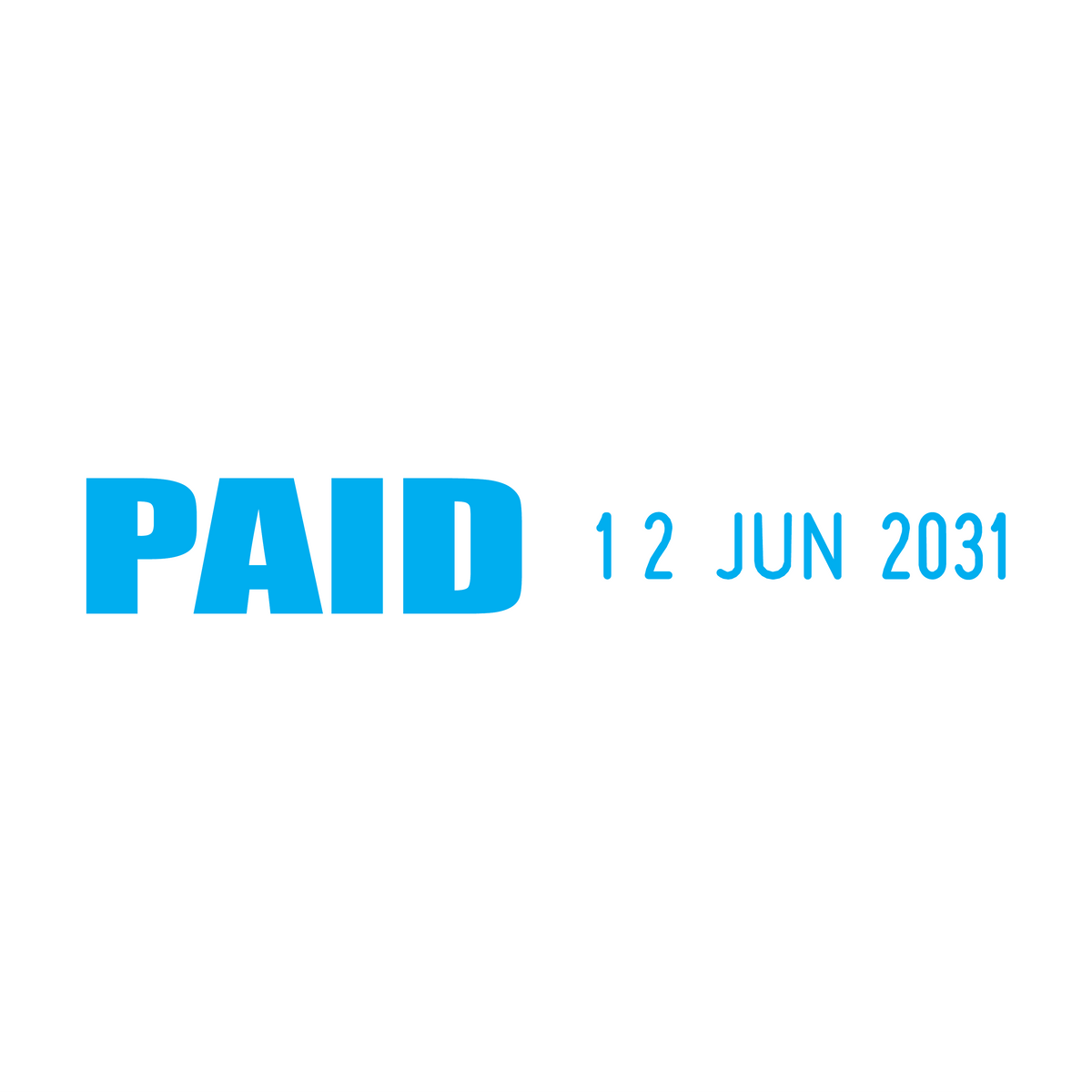 Paid Side-by-Side Date Stamp – Stamp Lab