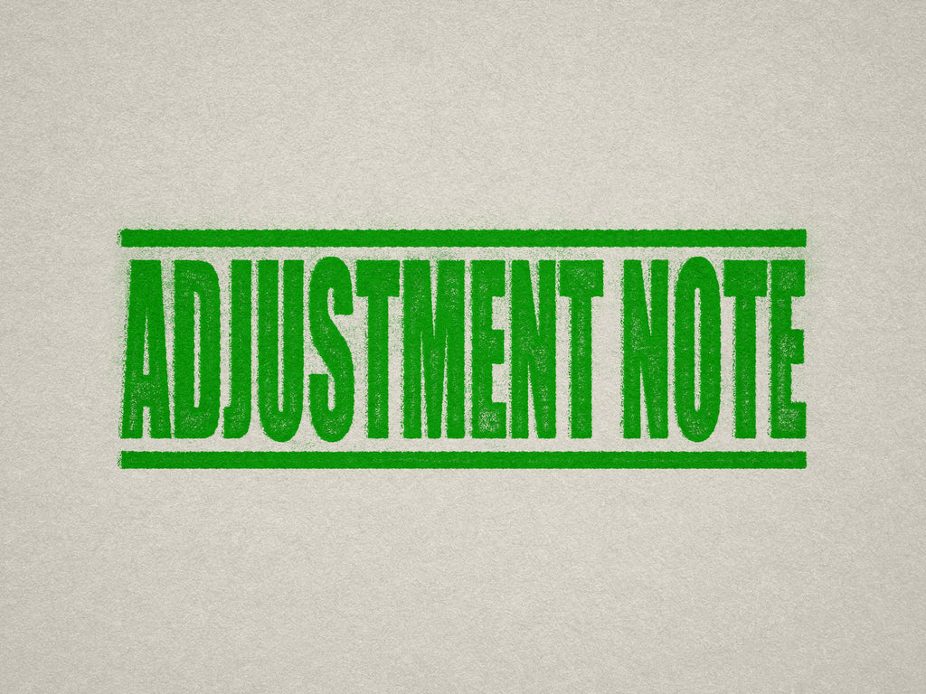 Adjustment Note Stamp – Stamp Lab