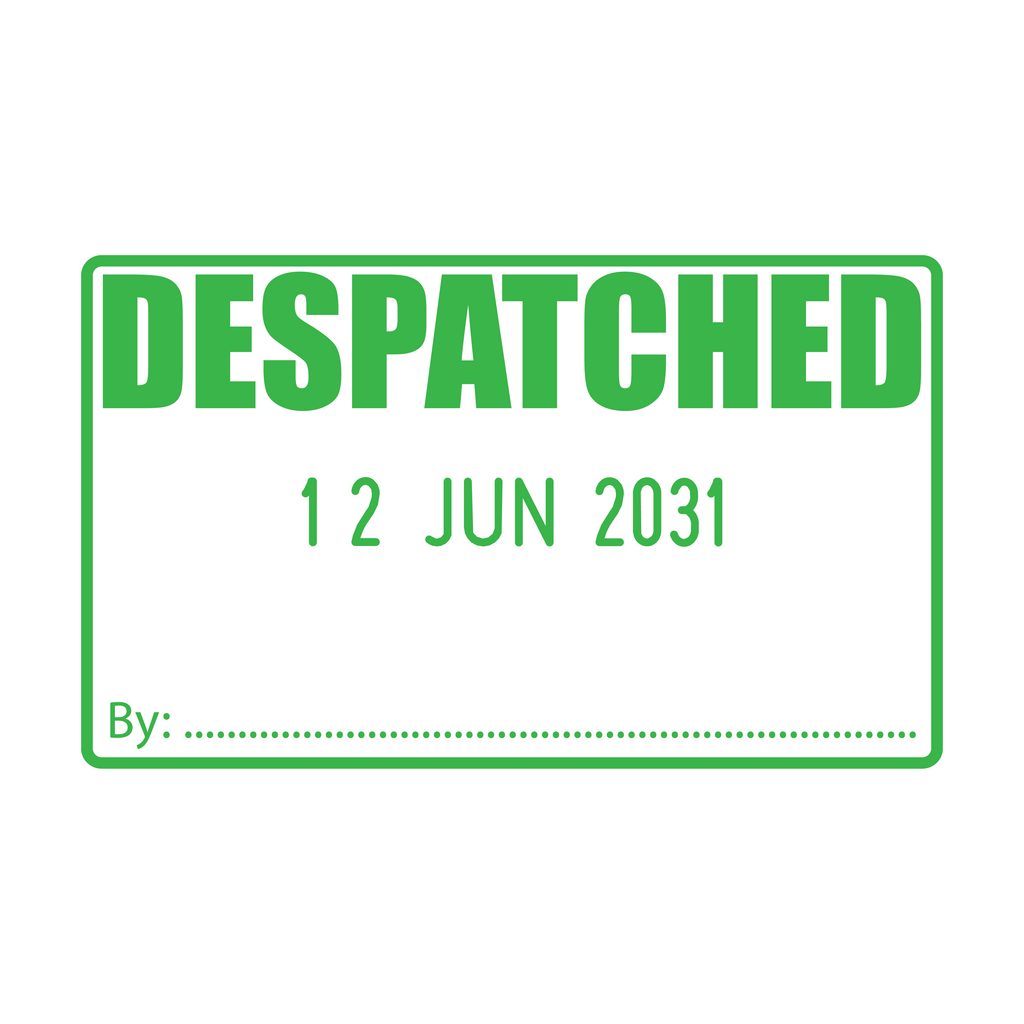 Despatched Date Stamp