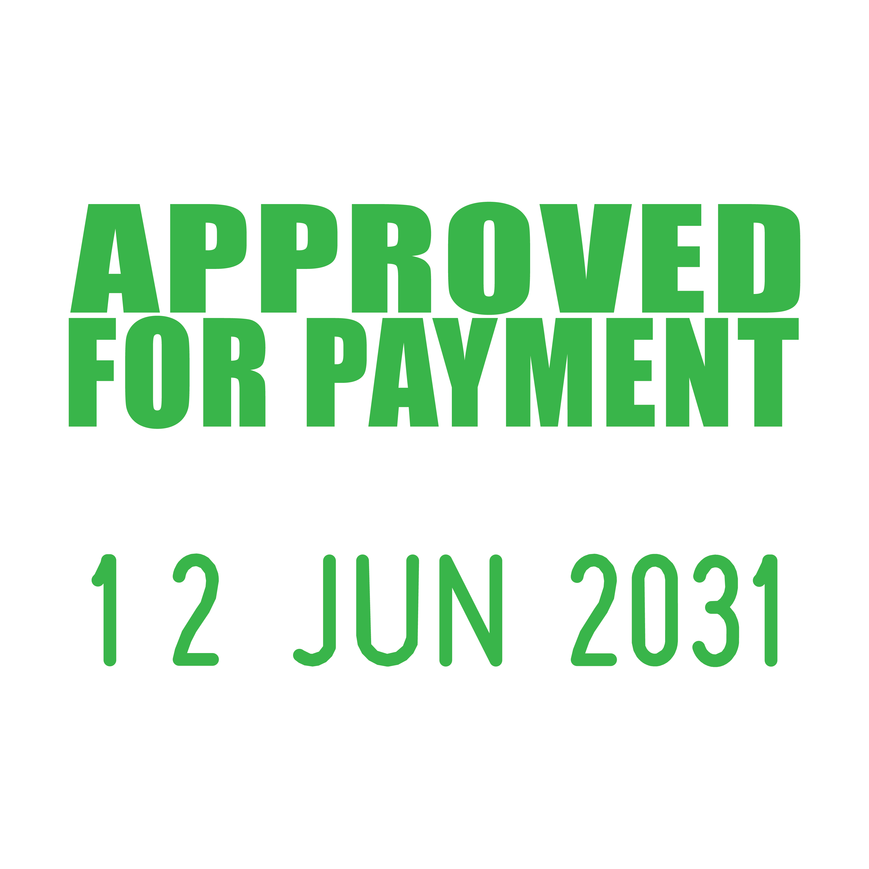 Approved for Payment Mini-Date Stamp – Stamp Lab