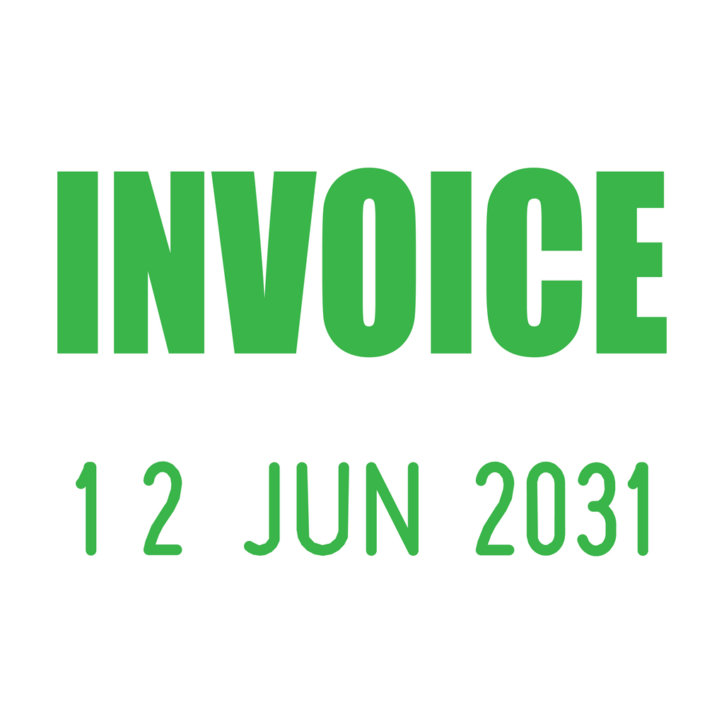 Invoice Mini-Date Stamp