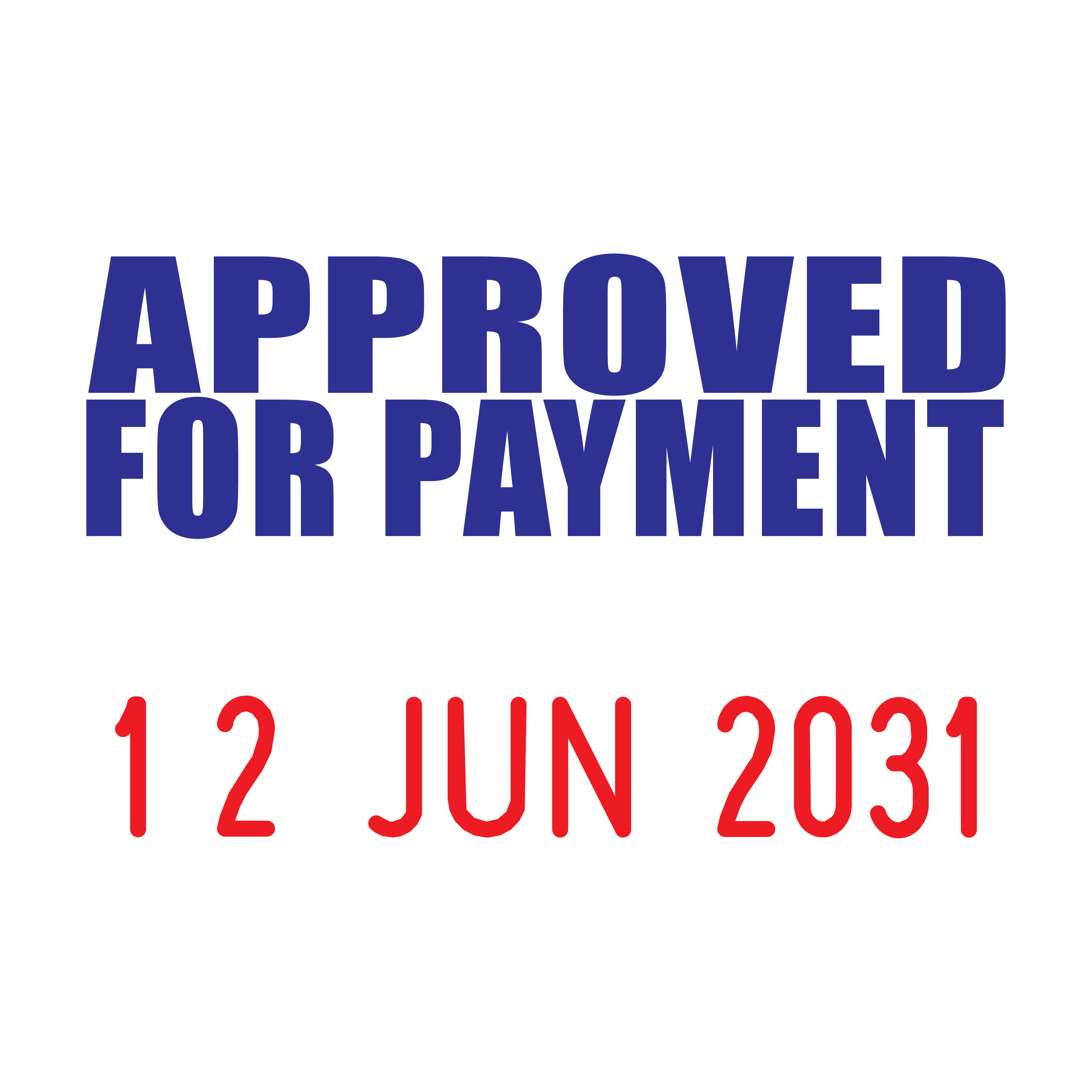 Approved for Payment Mini-Date Stamp – Stamp Lab