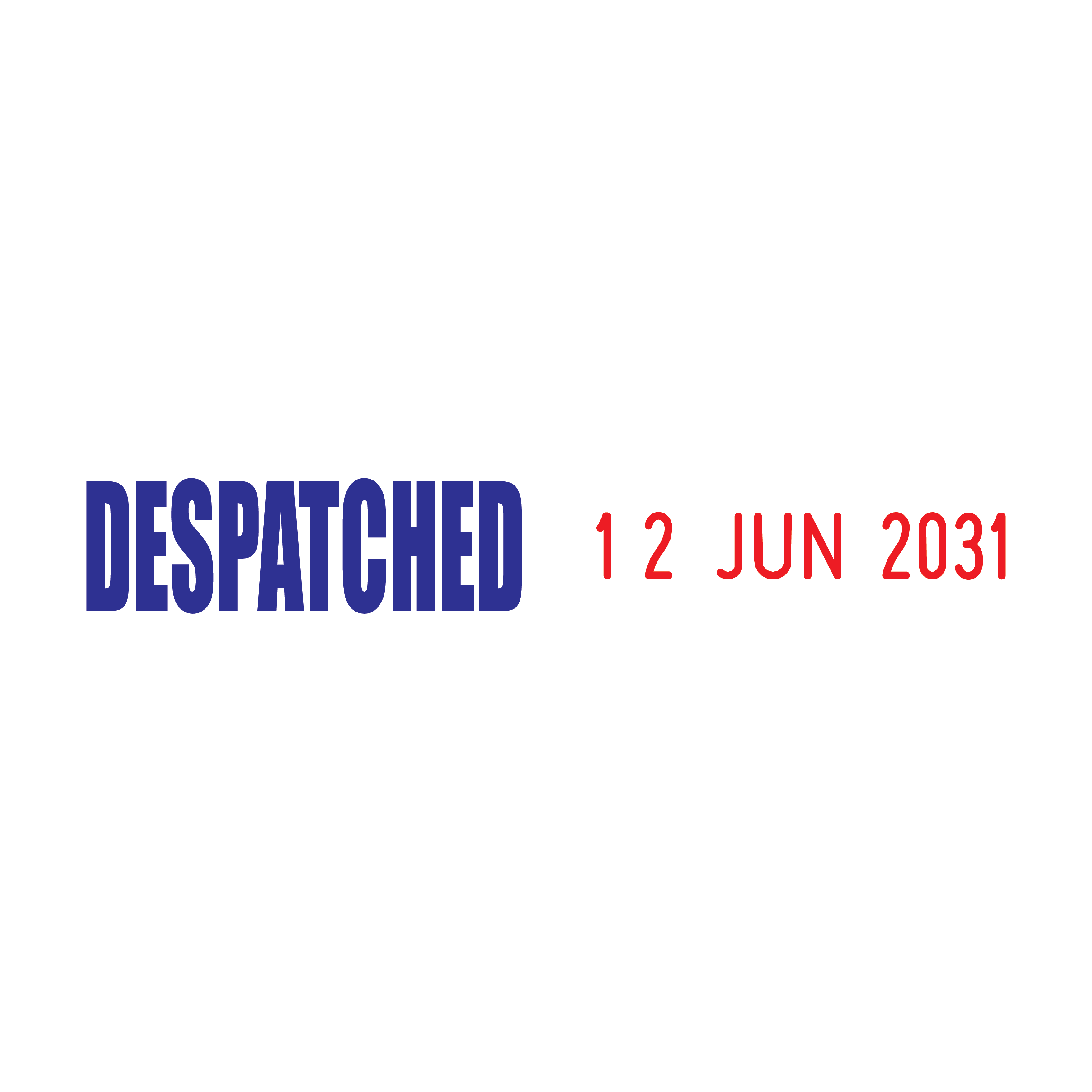 Despatched Side-by-Side Date Stamp – Stamp Lab