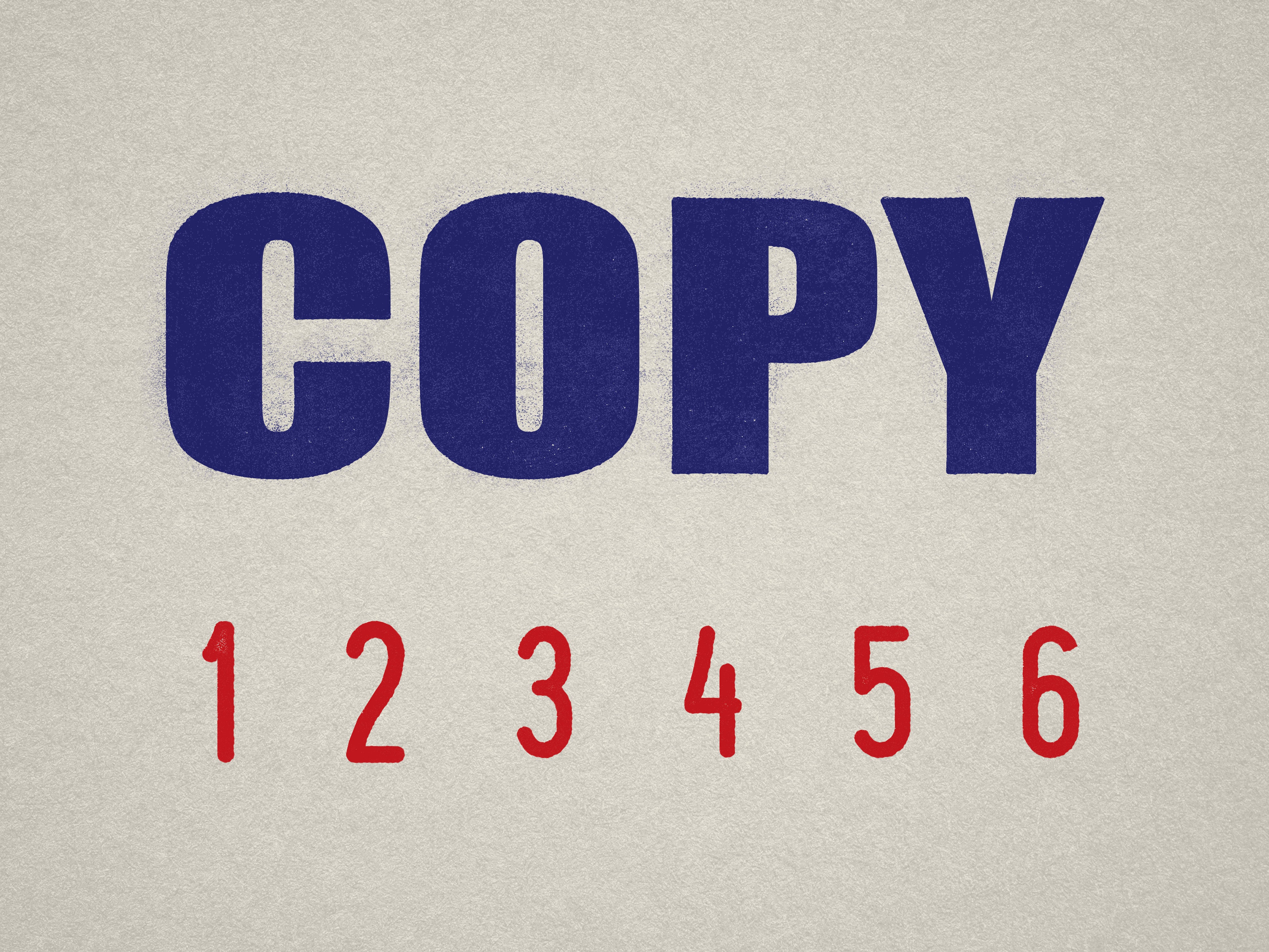 Copy Mini-Number Stamp