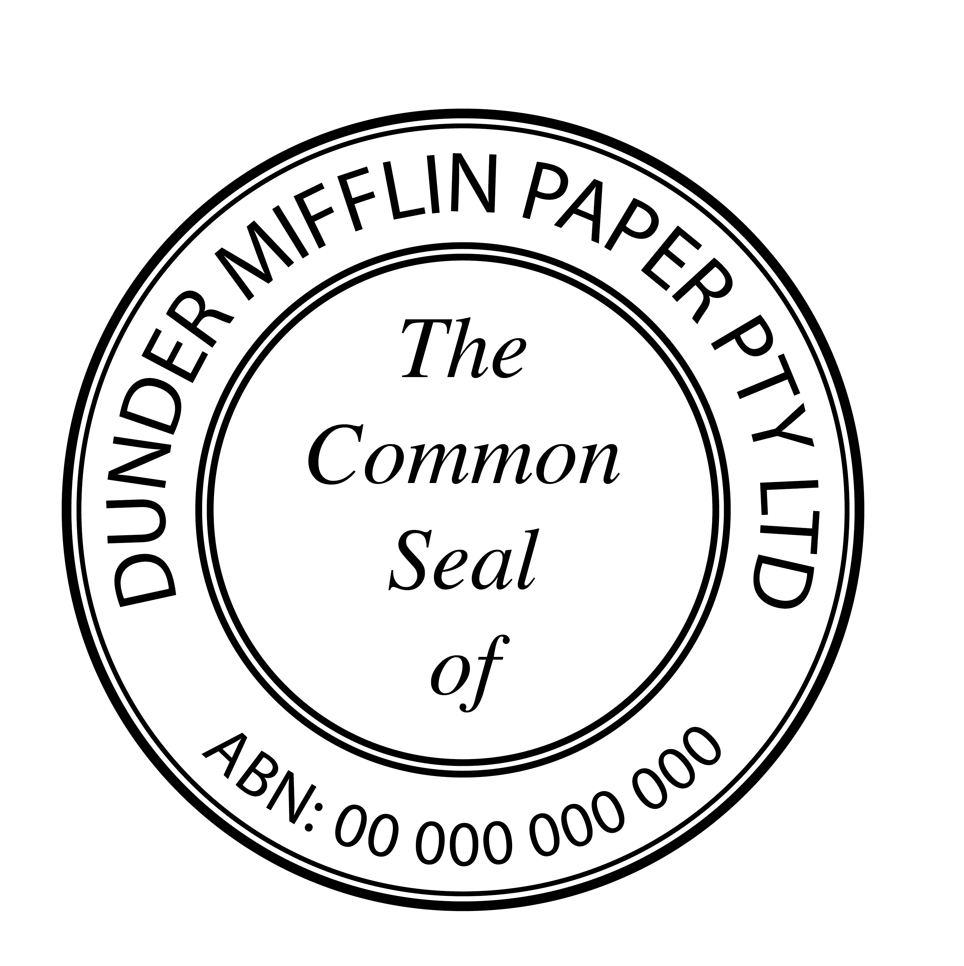 Common Seal Logo Common Seal Embosser 40MM | Stamp Store
