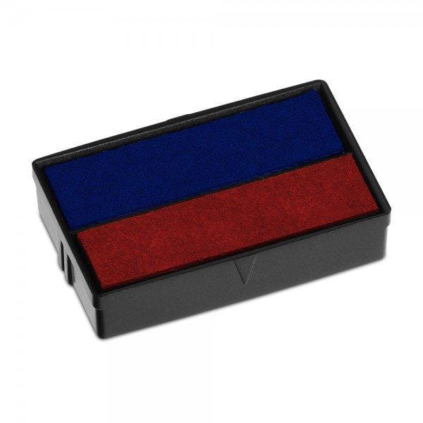 Colop Replacement Ink Pad E/10 Blue/Red 2 Colour ink