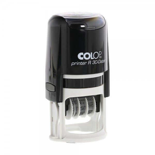 Colop Printer R30D Custom 3mm Date Stamp 30mm Round