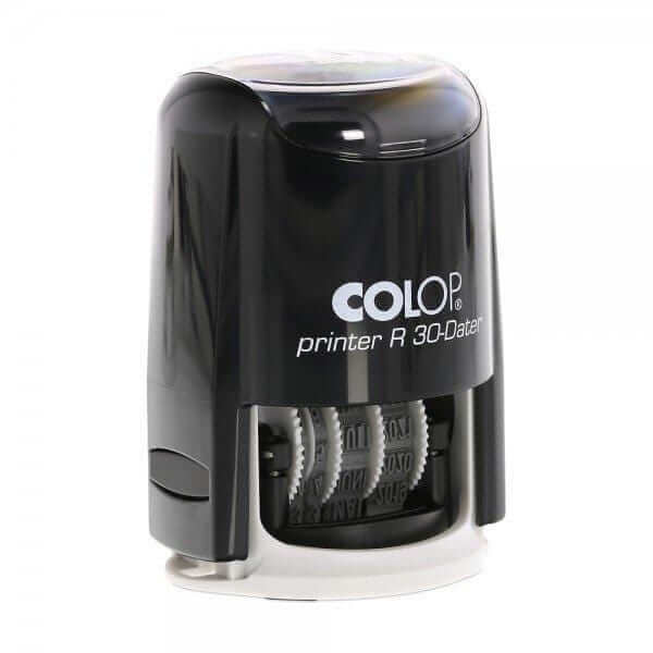 Colop Printer R30D Custom 3mm Date Stamp 30mm Round