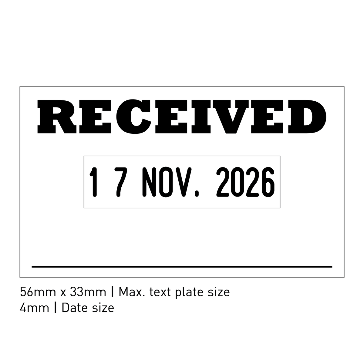 Heavy Duty Date & Number – Stamp Lab