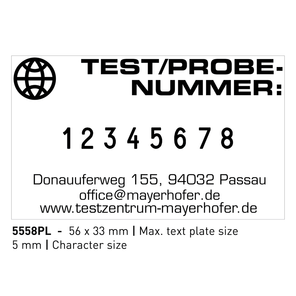Custom Number – Stamp Lab