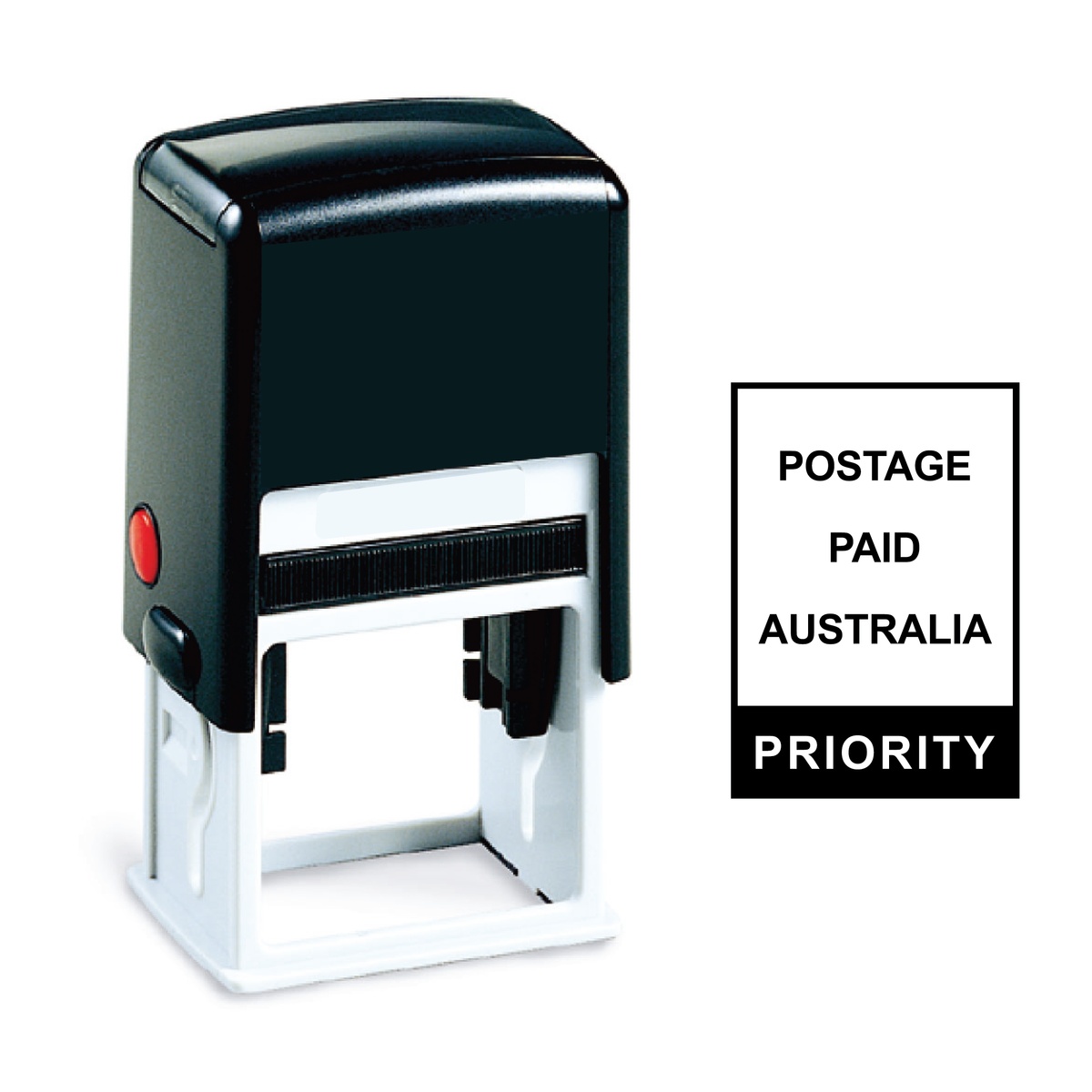 Self-Inking Postage Paid Priority Stamp – Stamp Lab