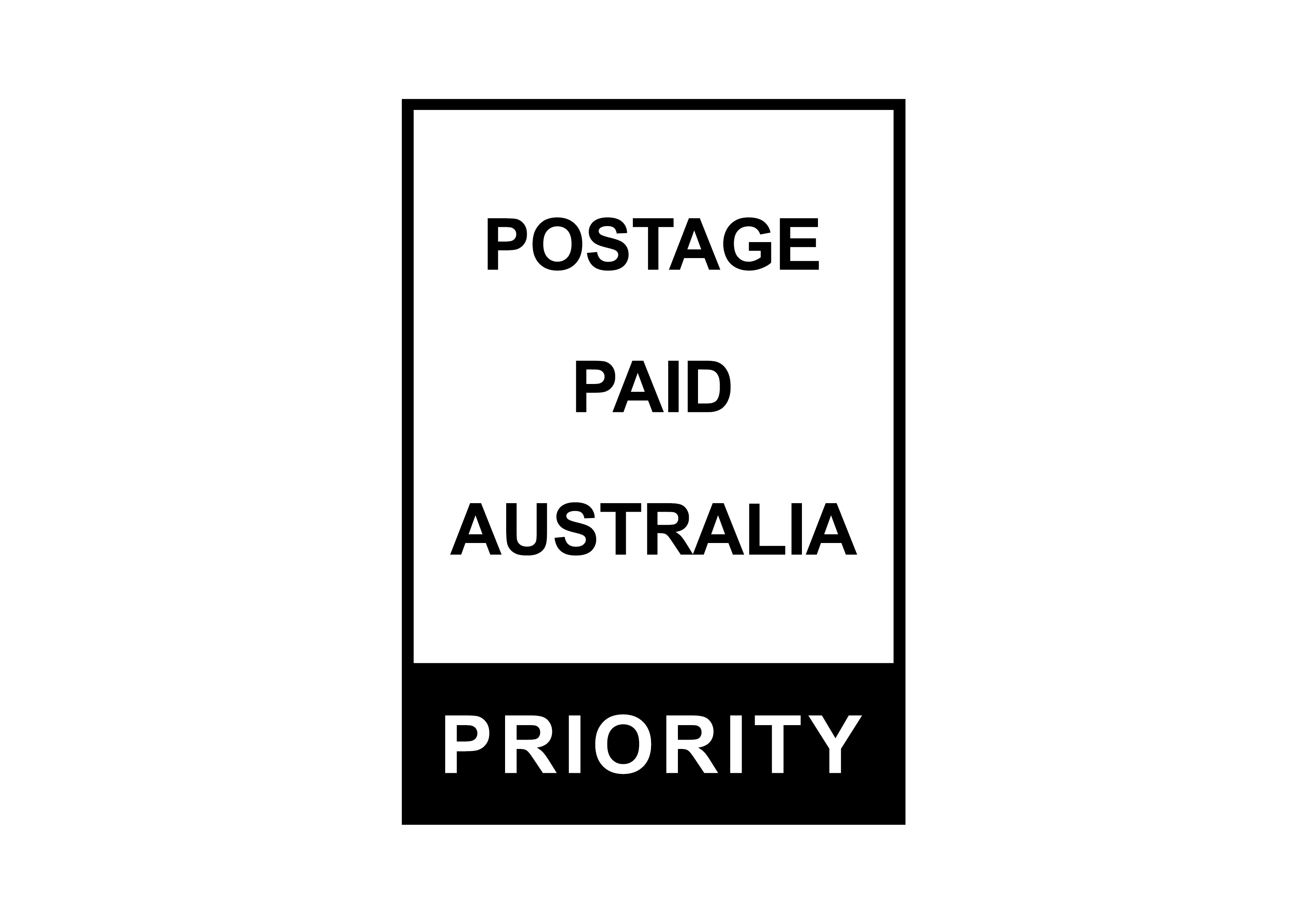 Self-Inking Postage Paid Priority Stamp – Stamp Lab