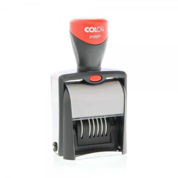 Colop Classic S2106/P Text & 6 Number Stamp